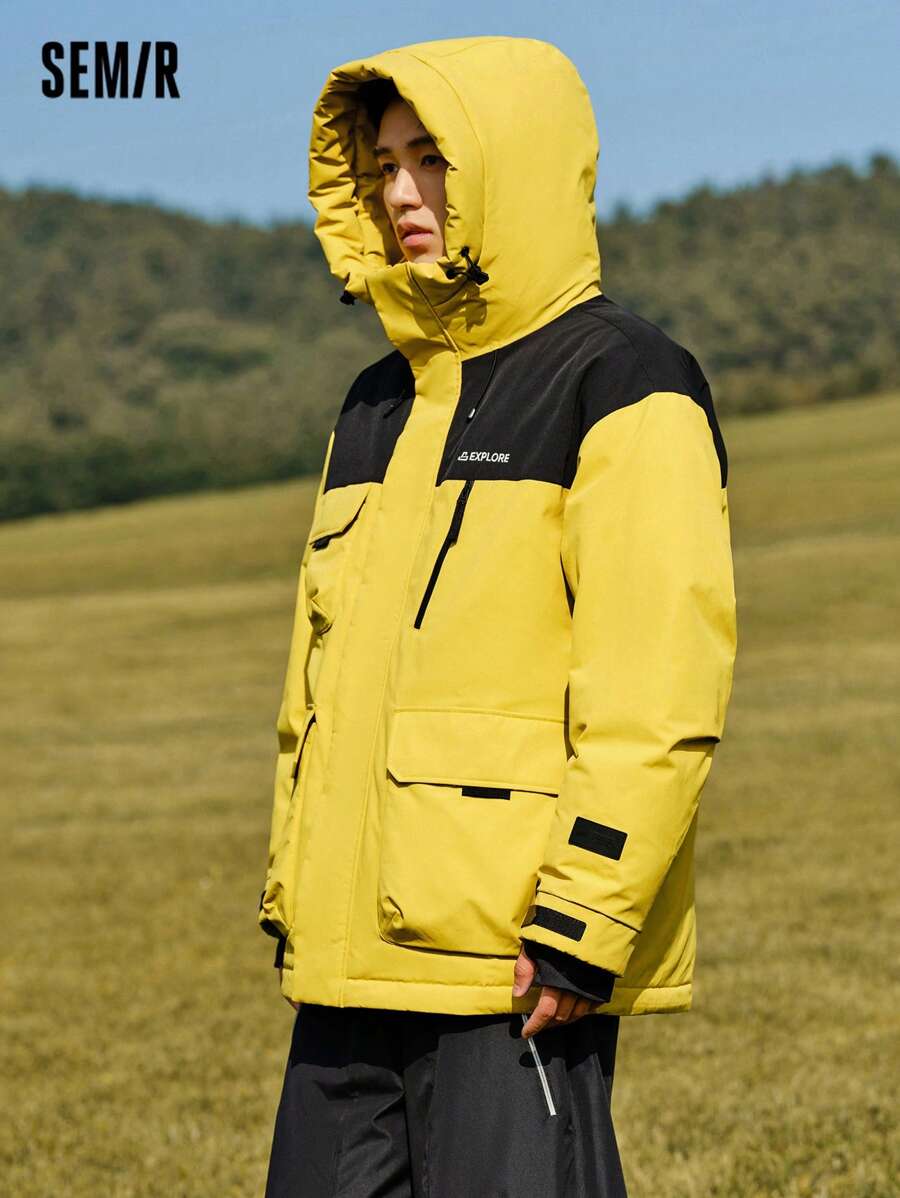 SEMIR Men's Goose Warm Jacket, Water-Repellent, Winter | SHEIN EUR