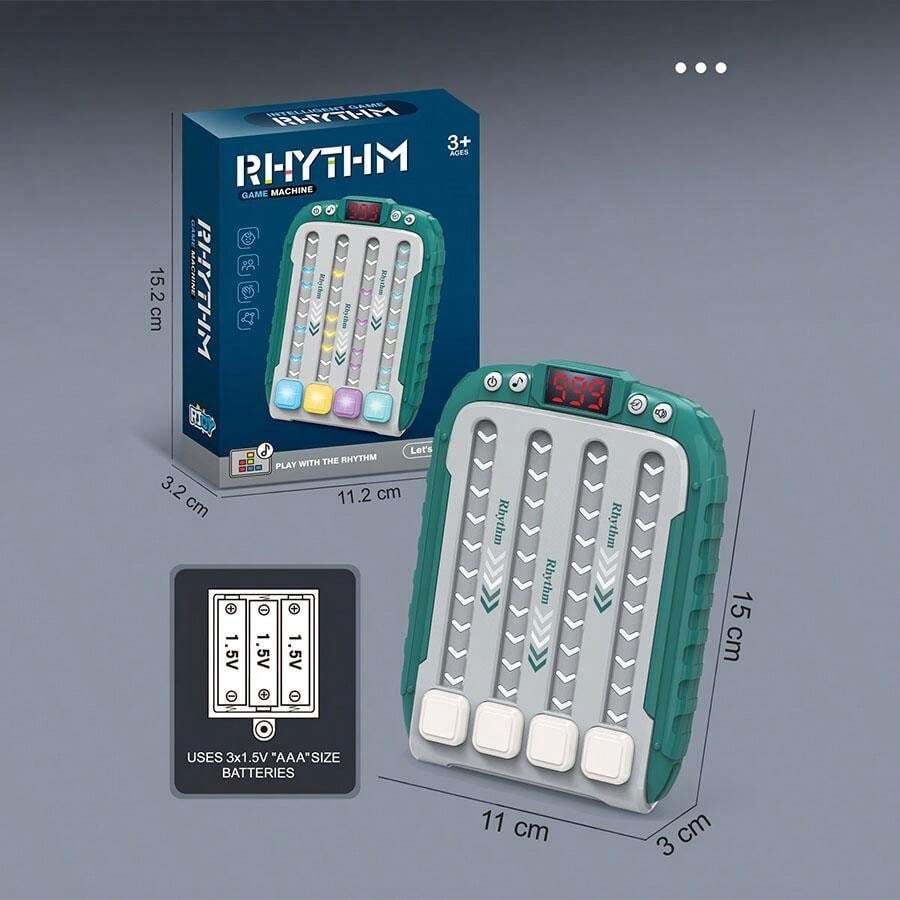 Consola de juego activada por empuje Rhythm Master, juego de baile ágil, desafío multijugador y ...