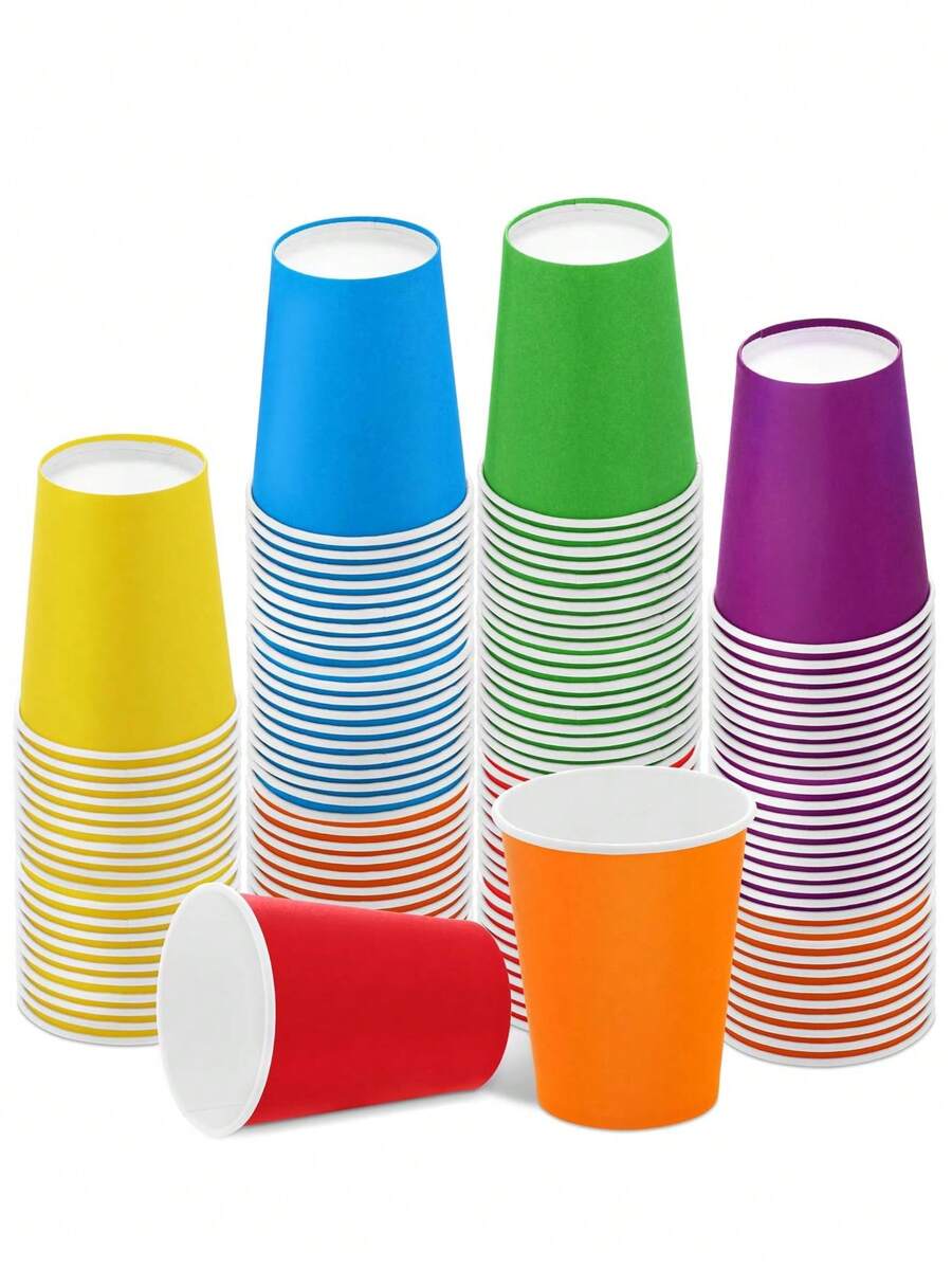 10 Pcs Count 9 Oz Coffee Cup, Leak-Free Food Safety Paper Cup 9 Oz ...