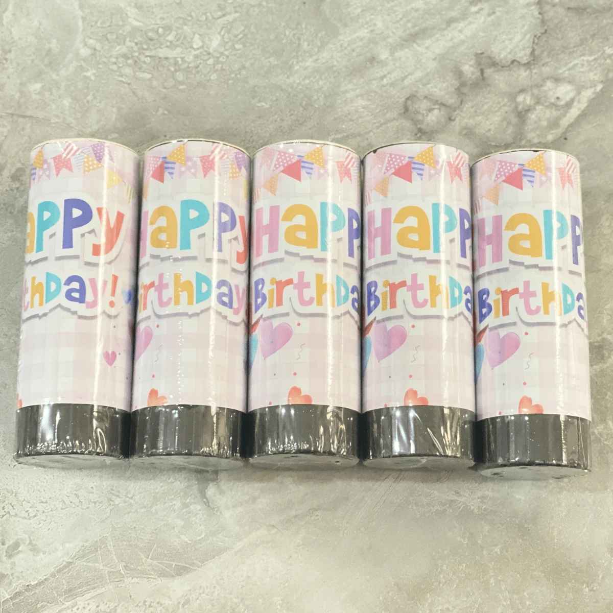 Birthday Party Manually Twisted Small Fireworks Streamer Cannon ...