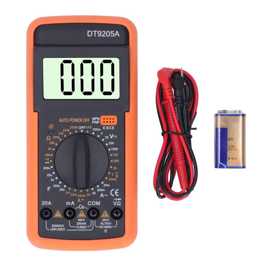 Professional Digital Multimeter Portable Voltmeter For Measuring ...