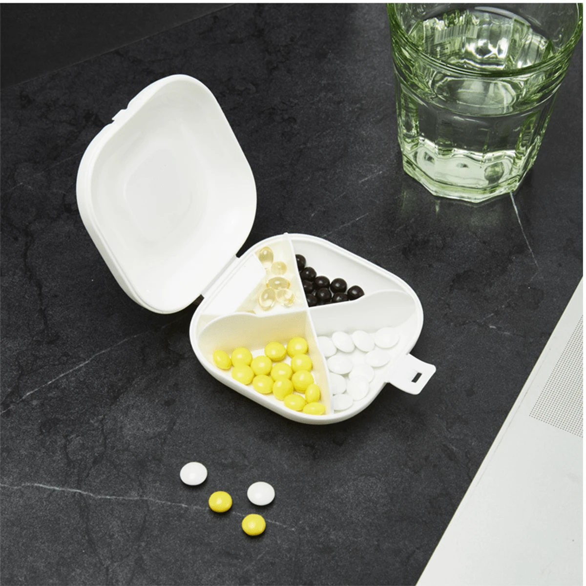 Modern Minimalist Mini Multi-Compartment Flip-Lid Storage Box | SHEIN USA