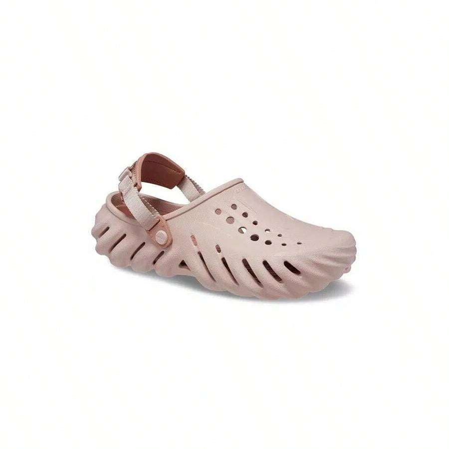 Crocs Echo 207937-6TY Cut Out Clogs Men's US 11 Pink Clay Slip On ...
