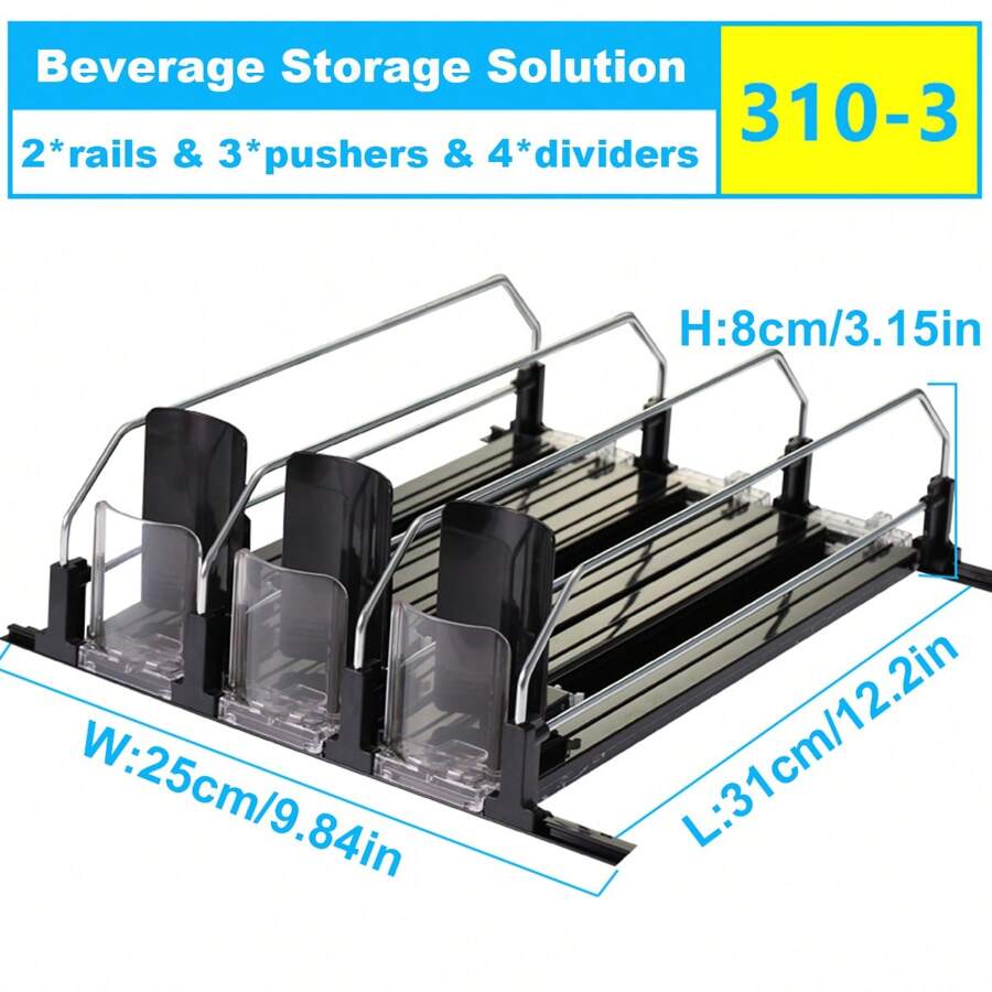 3/4/5 Set Beverage Storage Solution - Easy Glide Pusher & Propeller ...