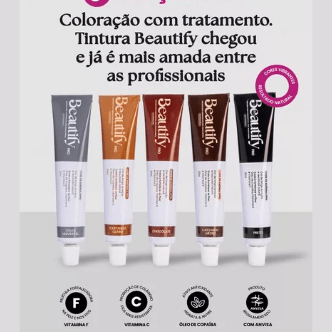 Tintura Chocolate Para Cílios Brow Lamination - Beautify Pro | SHEIN Brasil