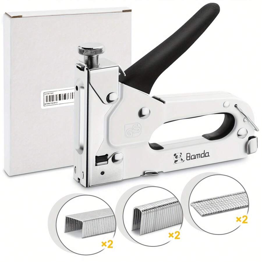 Staple Gun, 3 In 1 Heavy Duty Staple Gun Kit With 300 Staples ...