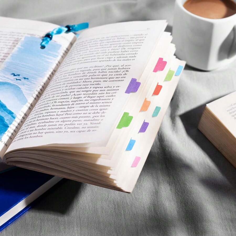 120 Pieces Tabs 1.38 Inch Sticky Index Tabs, Writable File Tabs Flags ...