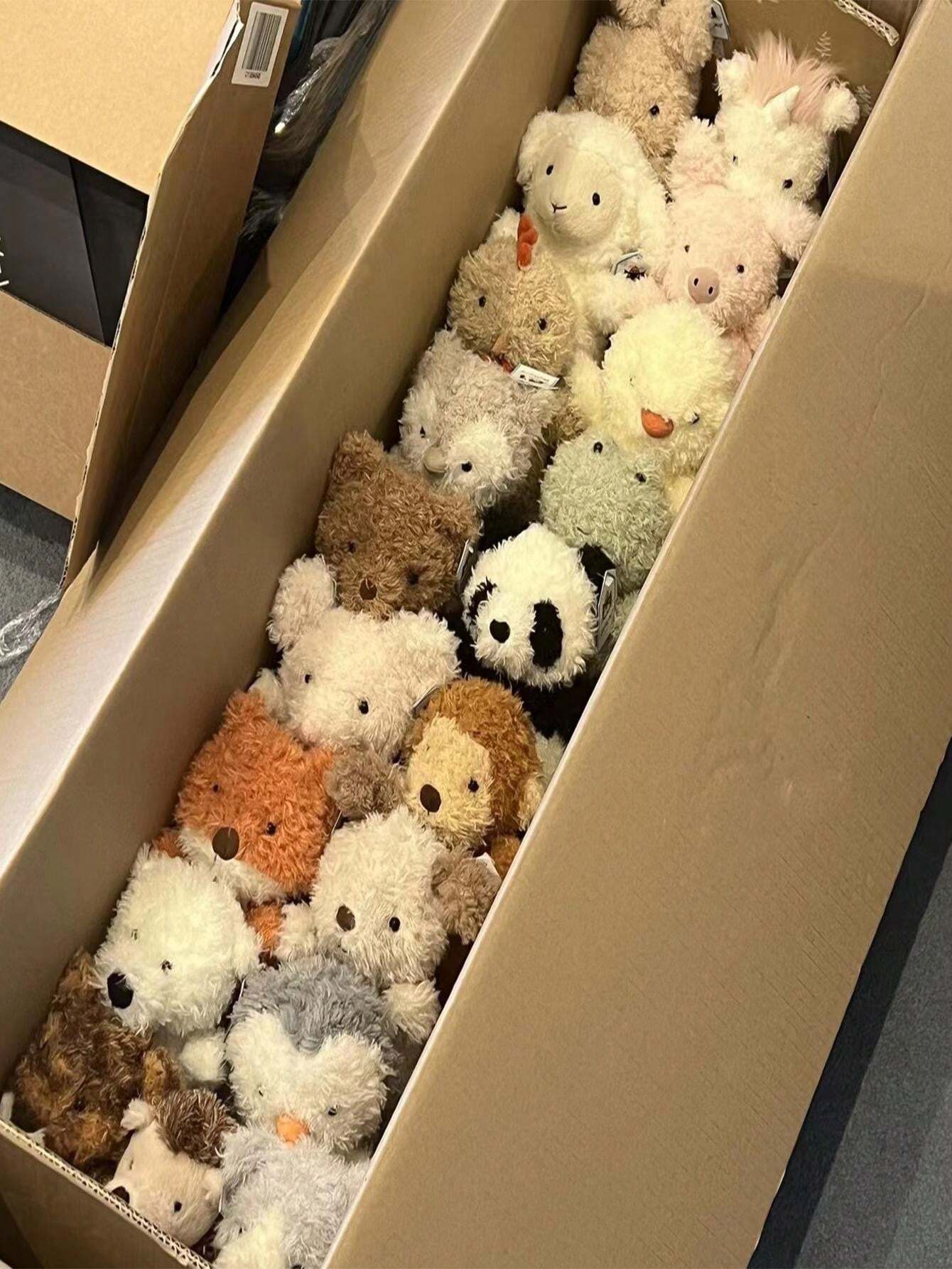 1pc Fluffy Animal Plush Stuffed Doll Doll,Ugly Stuffed Animals,Penguin ...