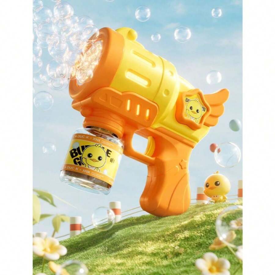 Duck Toy Kids Machine Gun Bubble Gun Soap Bubble Machine Gun | SHEIN USA
