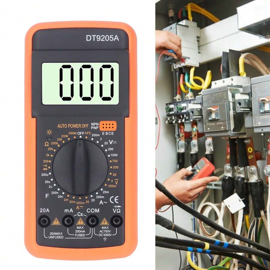 Professional Digital Multimeter Portable Voltmeter For Measuring ...