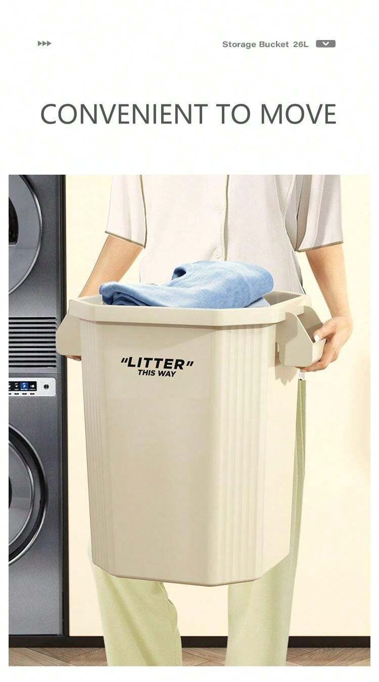 26L Large Capacity Trash Can, 2024 New Version, High Model, Kitchen Use ...