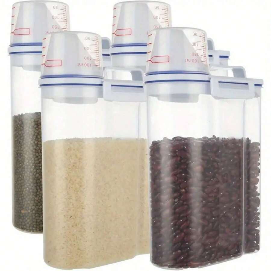 Plastic Laundry Detergent Dispenser With Lid - Leak-Proof, Sealed ...