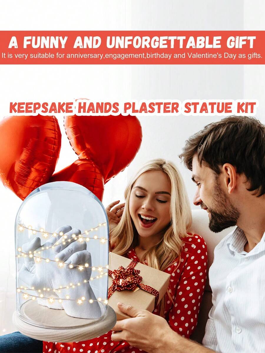 Hand Casting Kit With Practice Kit - Keepsake Hand Mold Kit Couples ...