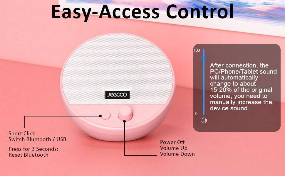 jeecoo Altoparlanti USB plug-and-play Jeecoo A10 per computer portatile ...
