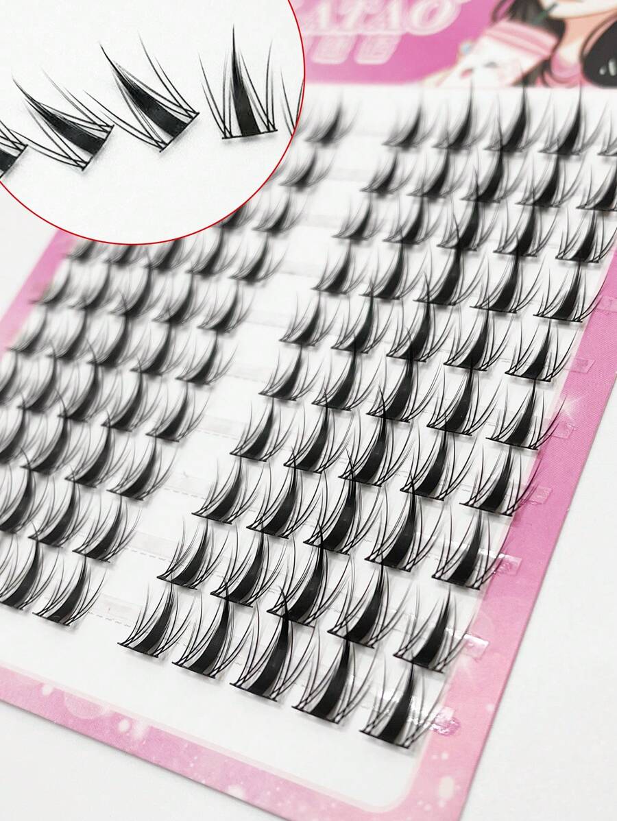 2 Pack Cat Ear And Rabbit Ear Style False Eyelashes, DIY Upper Lashes ...