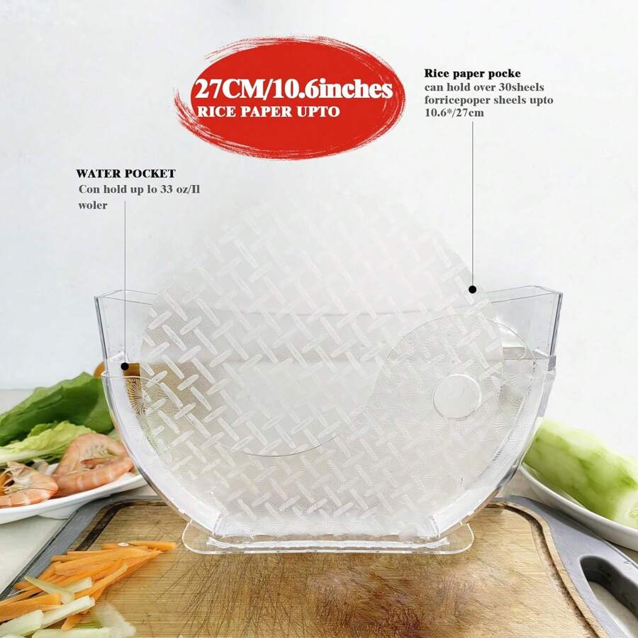 Rice Paper Water Bowl Dipper Spring Roll Maker Spring Roll Water Bowl ...