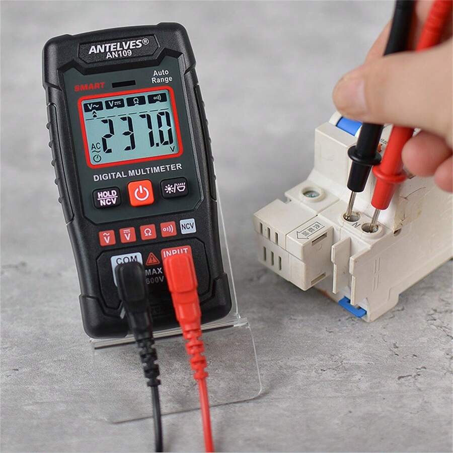 AN109 Digital Multimeter, Fully Automatic High Precision Smart Burnout ...