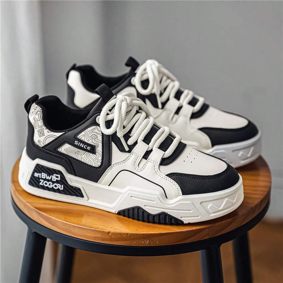 Zapatillas de plataforma con suela gruesa para hombres, nuevos zapatos deportivos para ...