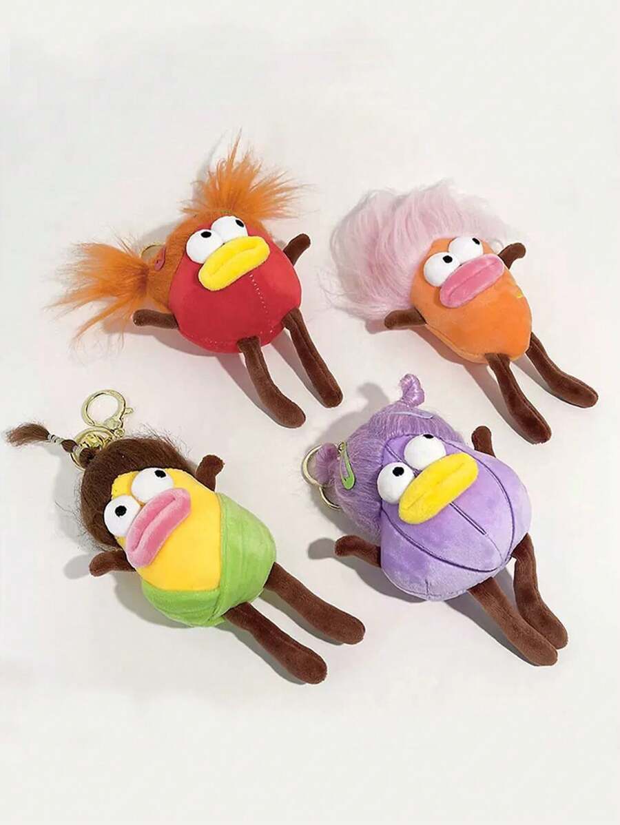 1pc Ugly Cute Fugitive Crazy Plush Keychain, Potato Sack Pack Pendant ...