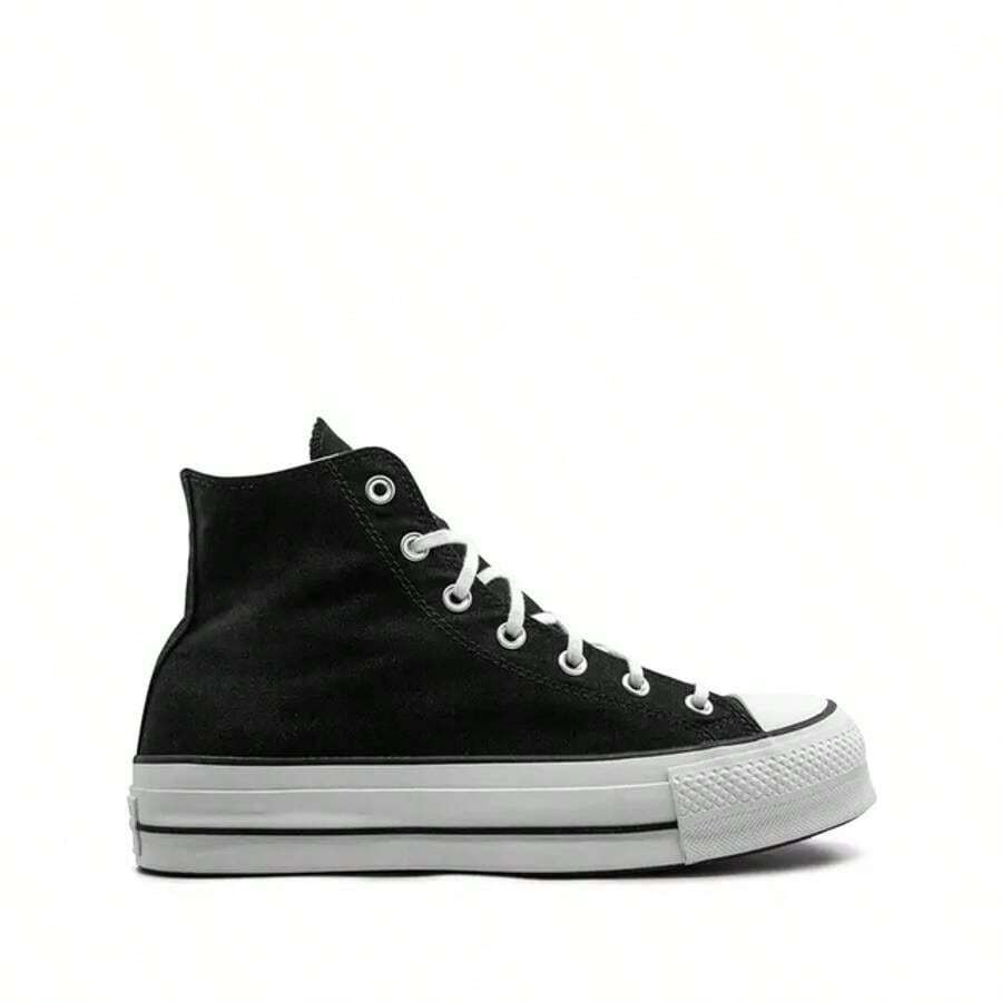 Converse Chuck Taylor All Star Lift High Top Sneakers Black | SHEIN USA