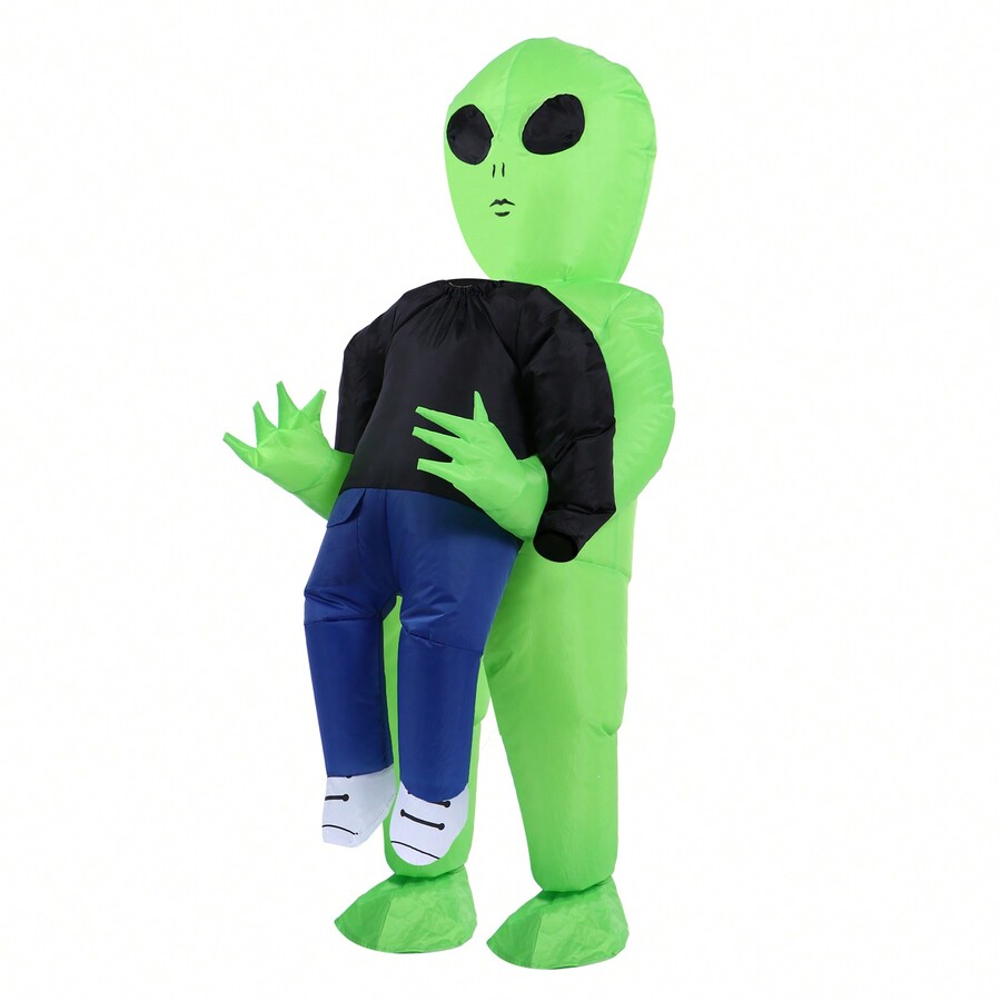 Inflatable Costume , Inflatable Alien Costume , Alien Holding Person ...