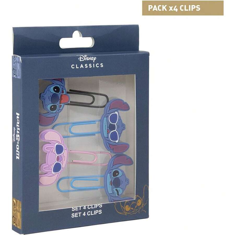 Lilo Y Stitch Clips Pack X4 Stitch - Pack Of 4 Clips - Colorful And Fun ...