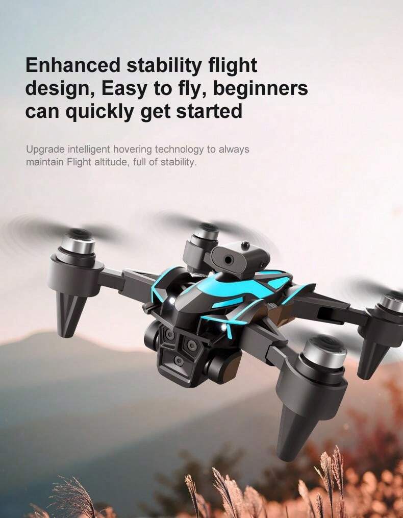 New K12 Max Drone 4K Three Camera Brushless Motor Remote Control Obstacle Avoidance Foldable ...