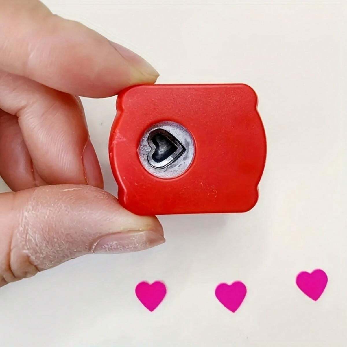 Mini Embossing Punch Set, Mixed Color, Creative Portable Paper Cutting ...