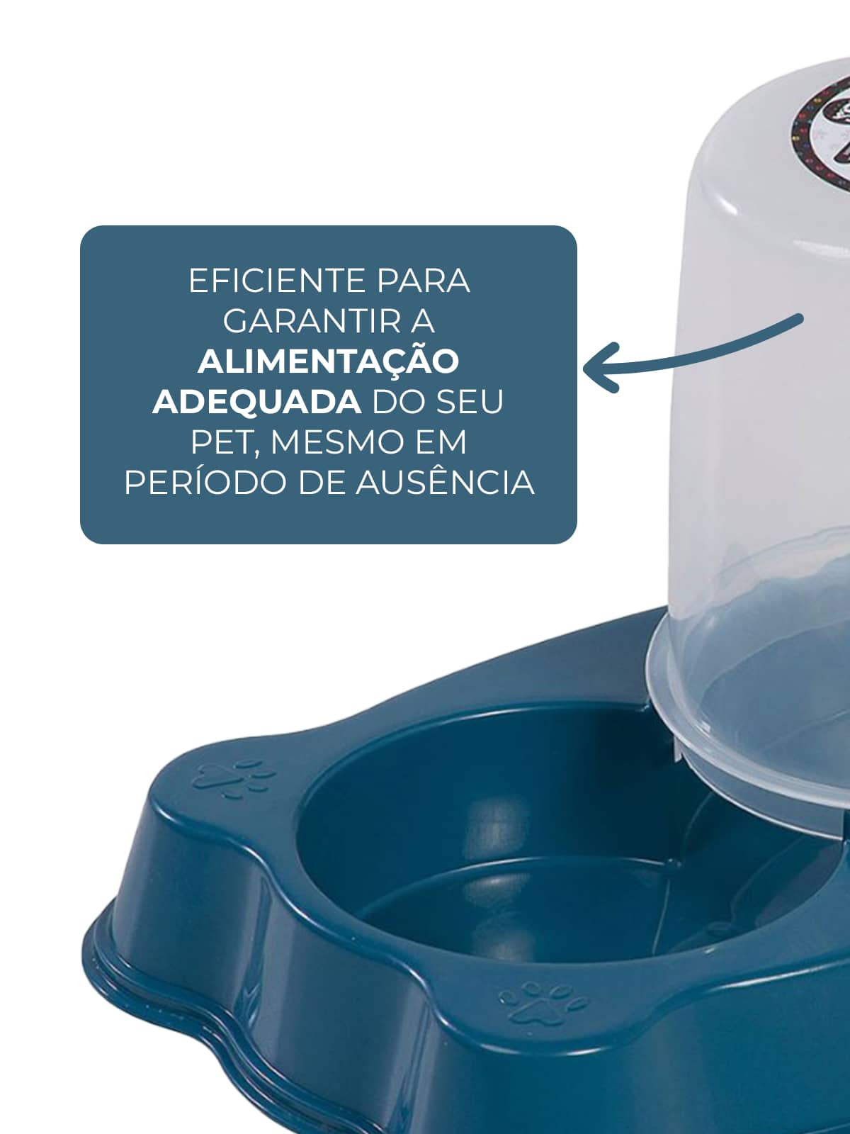 Comedouro Bebedouro Automático Dupla Função Dispenser Vasilha Conteiner ...