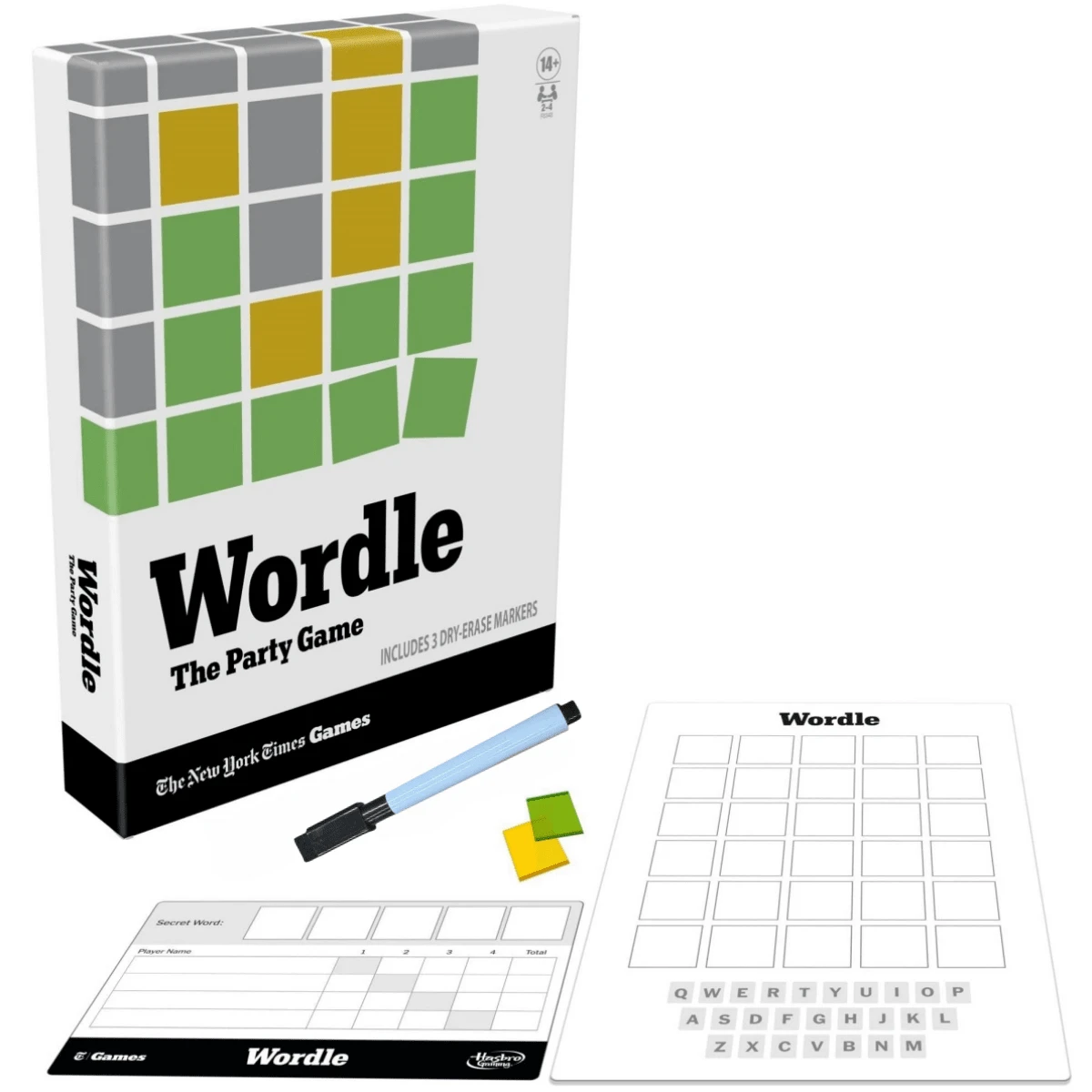 Gaming Wordle The Party Game For 2-4 Players, Official Wordle Board ...