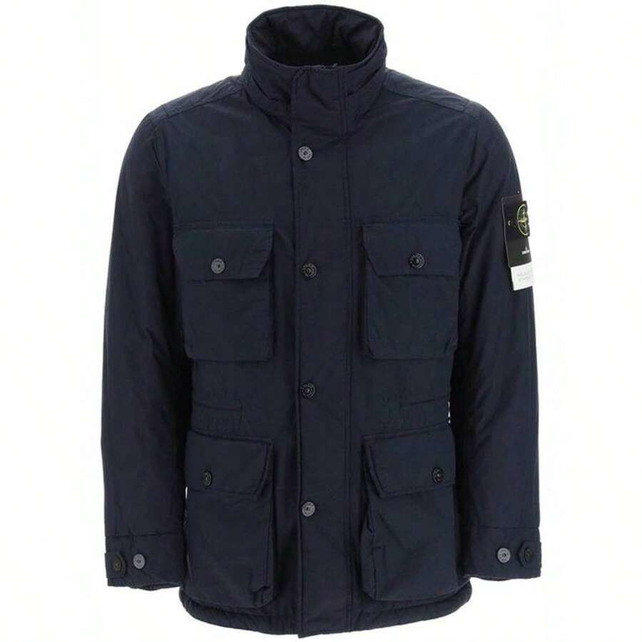 Stone Island Naslan Light Watro Primaloft TC Field Jacket Navy | SHEIN USA