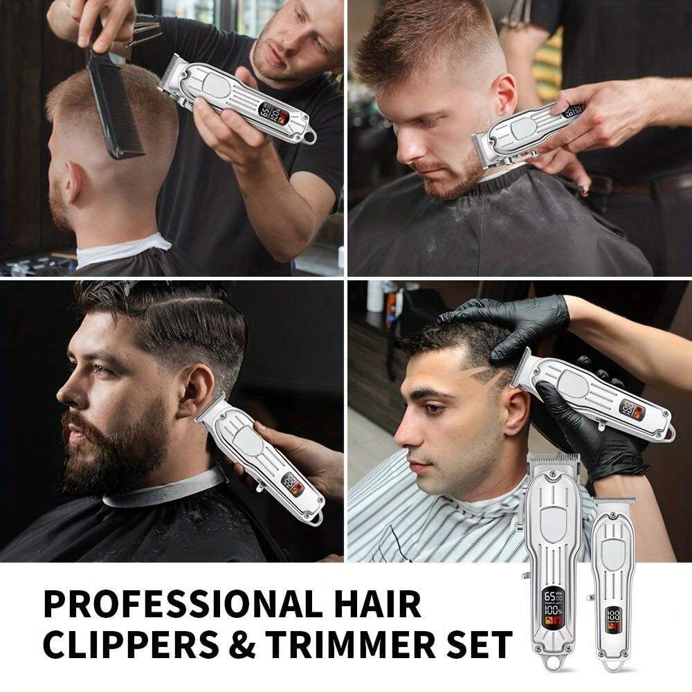 LARGNER LARGNER Two In One Professional Hair Clipper Electric Foil ...