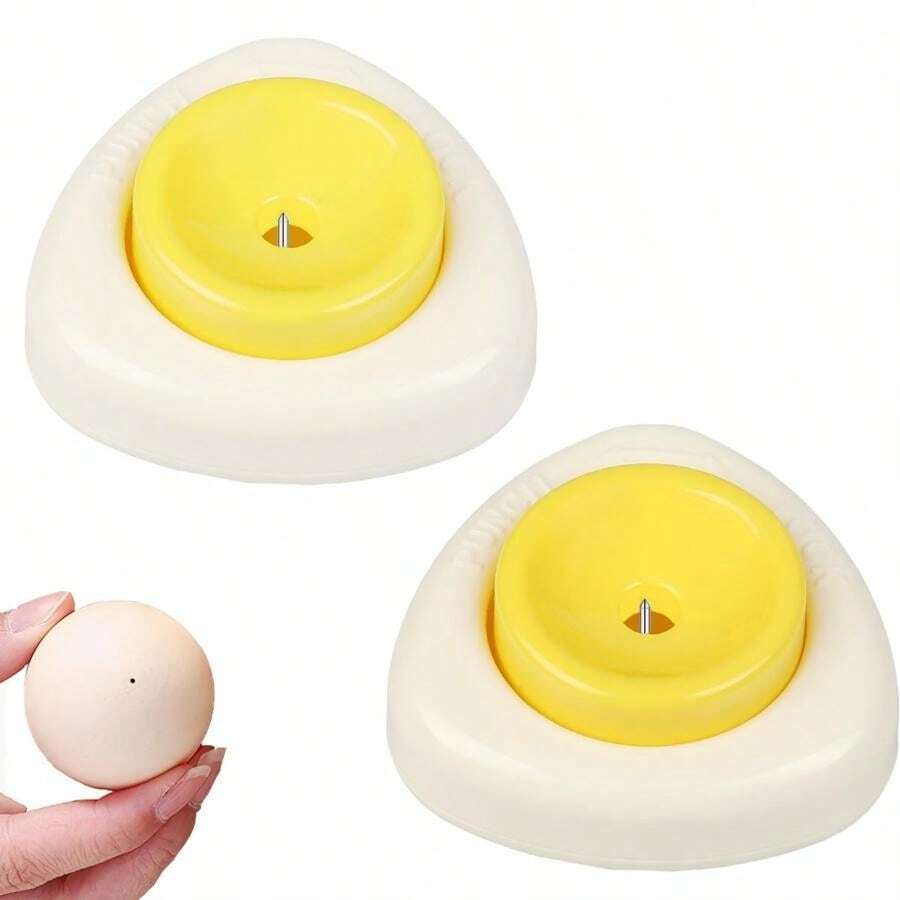 Egg Peeler For Hard Boiled Eggs, Egg Hole Punch Poker Egg Separator ...