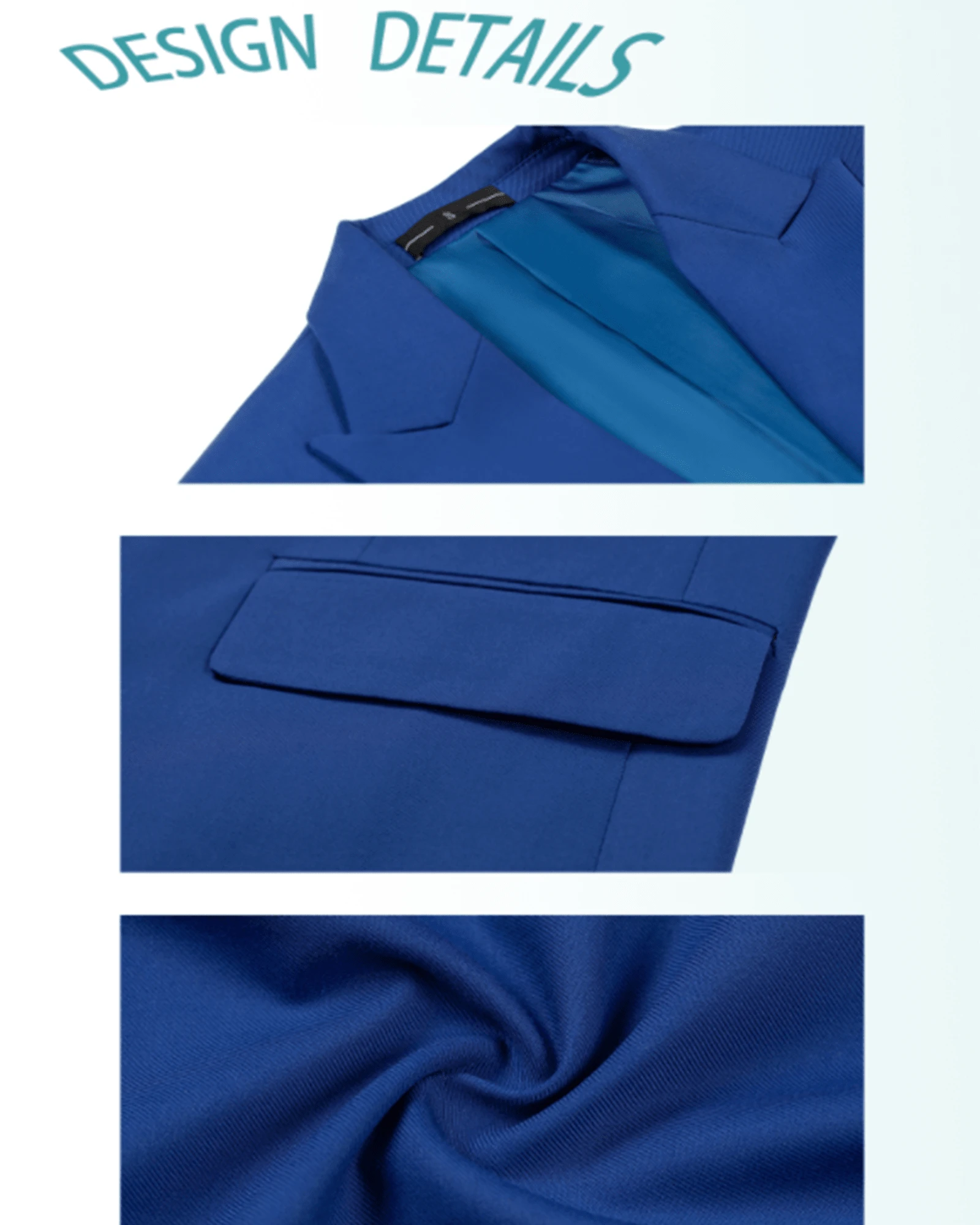3 Piece Men's Suits Slim Fit Suits For Men Double Breasted Suit Men ...