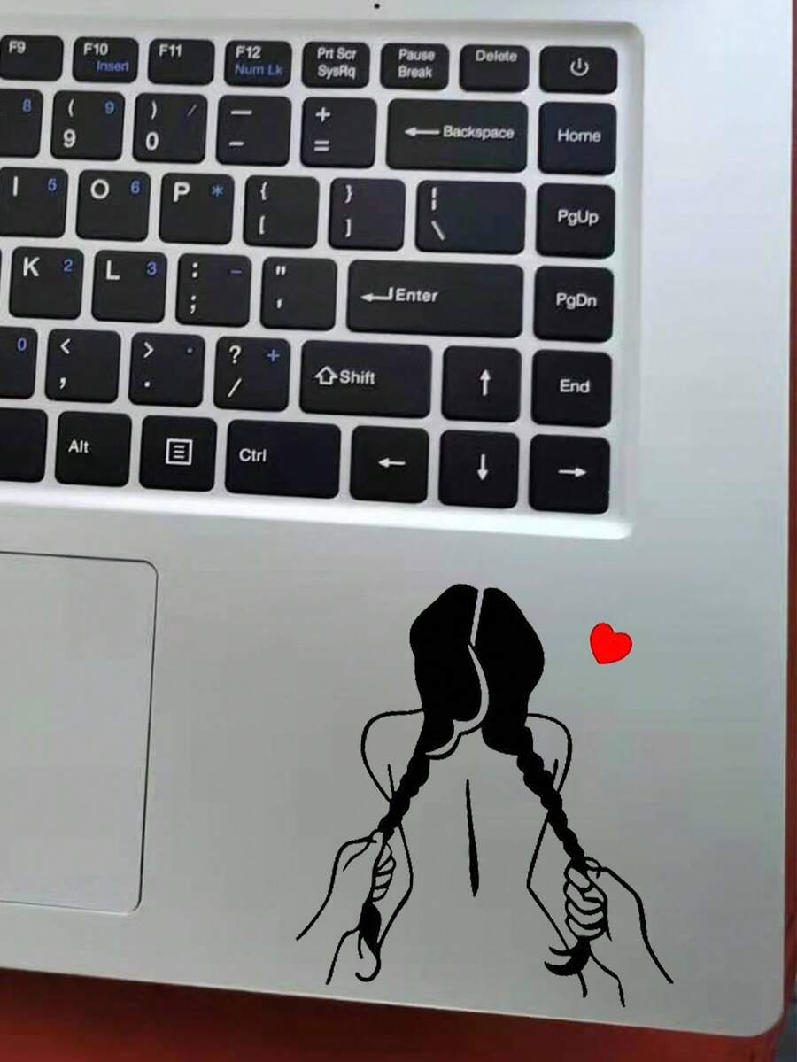 Personality Double Buns Sticker Notebook Stickers, Casual Everyday Use ...