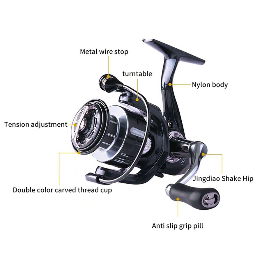 Fishing Reel 2000-7000 Max Drag 15KG Reels Metal Wheel For Fishing ...