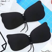 2 Pairs Sticky Bra, Backless Strapless Bra Push Up, Adhesive Invisible ...