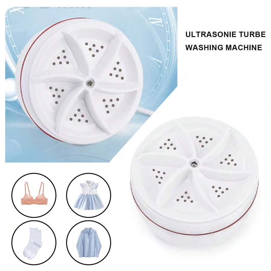 Mini Portable Washing Machine Multifunctional Ultrasonic Turbine ...