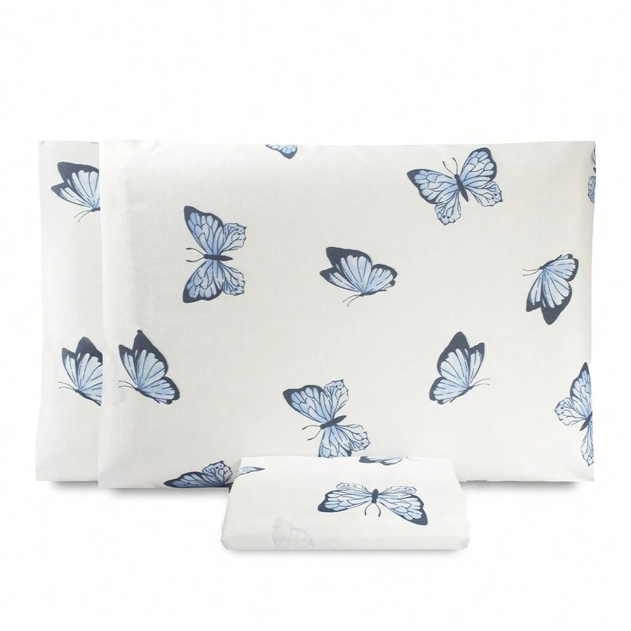 Essentialle 3-Piece Standard Double Sheet Set Without Elastic | SHEIN USA