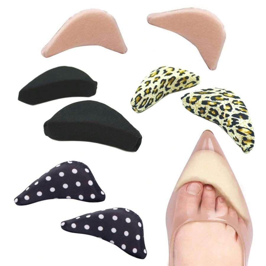 1 Pair Foam Toe Filler, Soft Sponge Big Toe Plugs Foot Support Pads ...