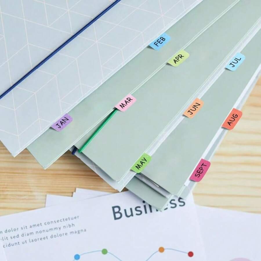 10 Sheet (120pcs) Blank Index Tabs Stickers For Bible Calendar Recipe ...