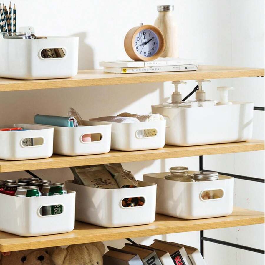 5pcs Stackable Storage Boxes - Space-Saving, Durable & Multipurpose ...