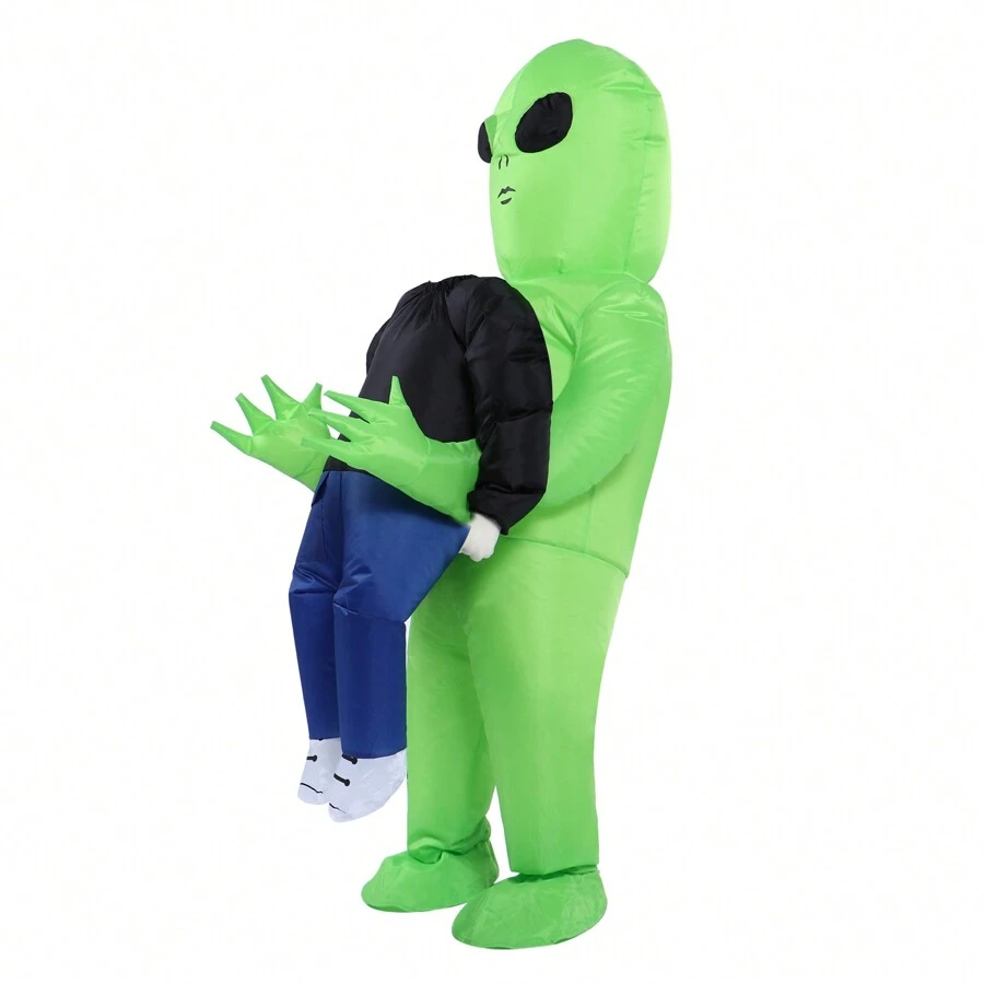 Inflatable Costume, Inflatable Alien Costume, Alien Holding Person ...