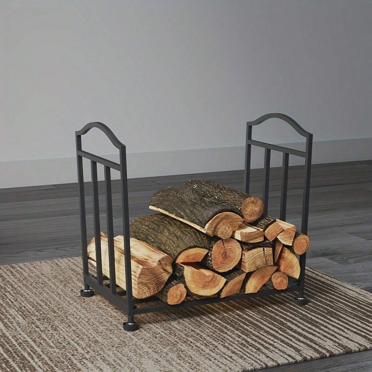 Foldable Firewood Rack Outdoor Campfire Flame Stand Fireplace Tool ...