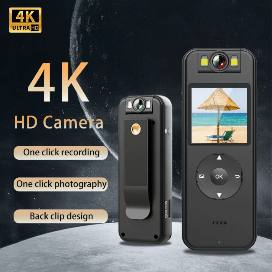 Ultra HD 4K Home Surveillance Camera, Wireless WiFi Hotspot With Screen ...