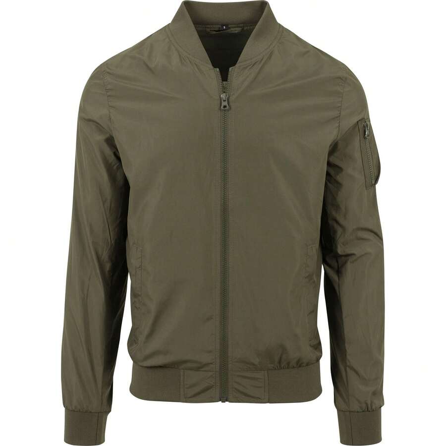 Build Your Brand Unisex Bomber Jacket - 100% Polyester - 78gsm ...