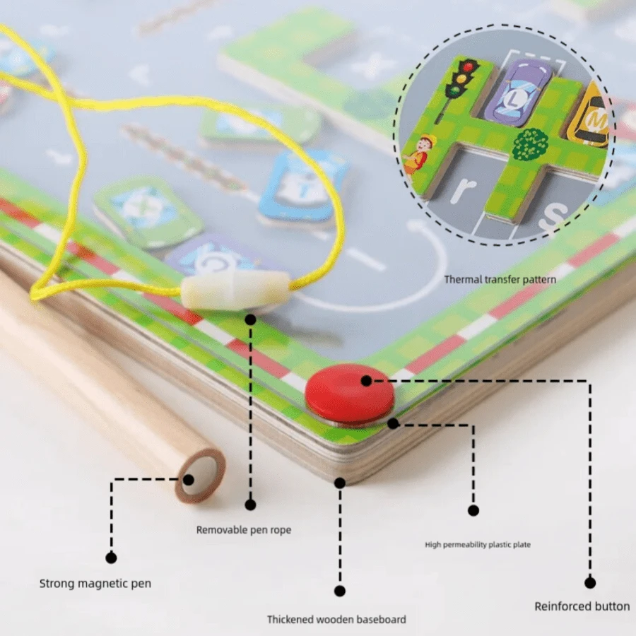 The Alphabet Adventure: A Letter Matching Parking Maze For Little ...
