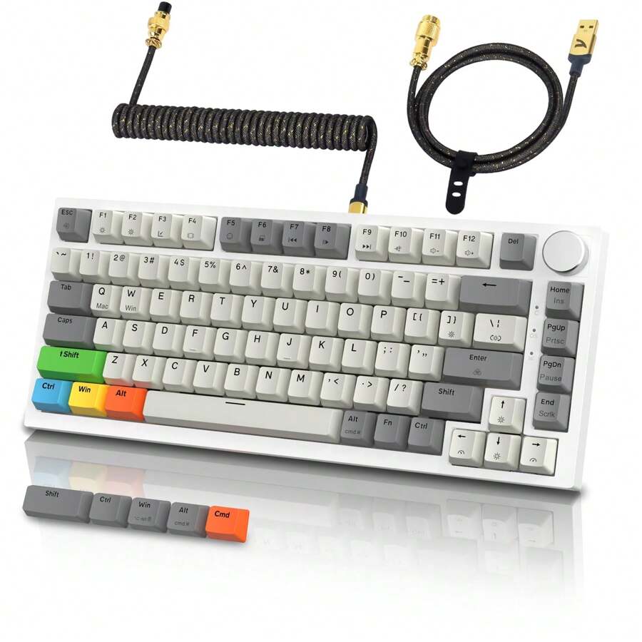 ATTACK SHARK K85 Rapid Trigger 75% Wired Mechanical Gaming Keyboard ...