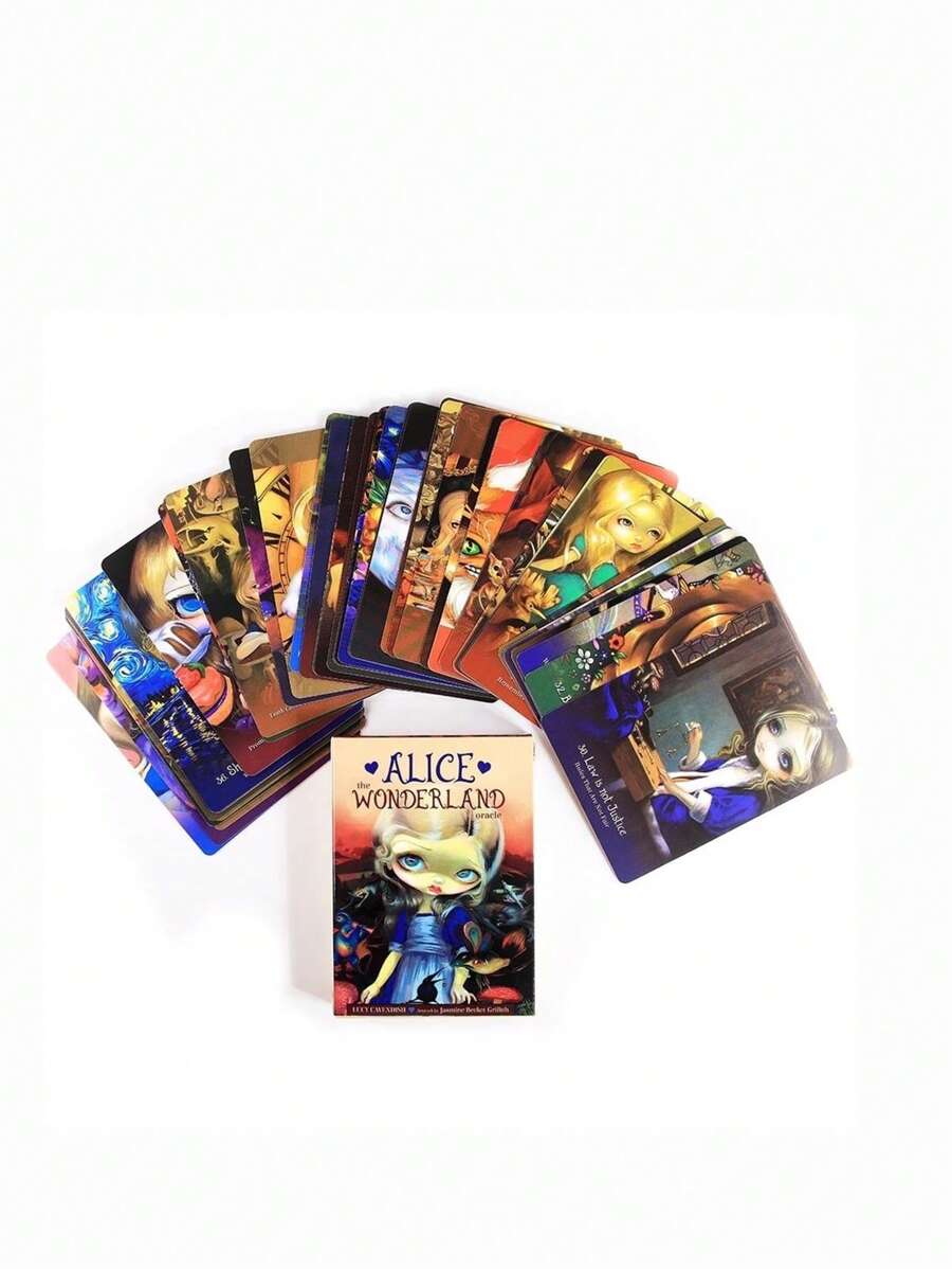 1 Set Alice In Wonderland Oracle Cards,Dungeons Dragons Card,Everyday ...