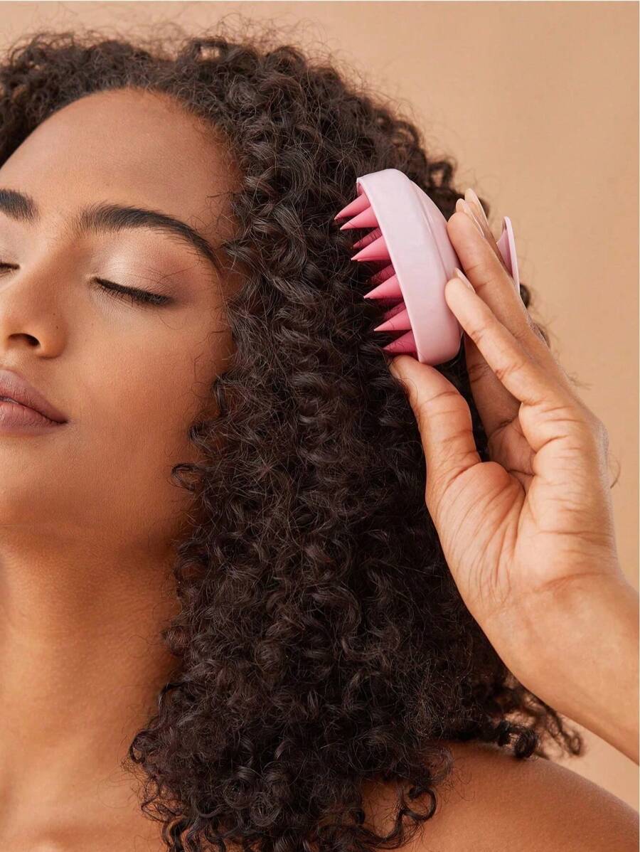 2pcs Scalp Massage Shampoo Brush, Silicone Shampoo Brush Scalp Clean ...